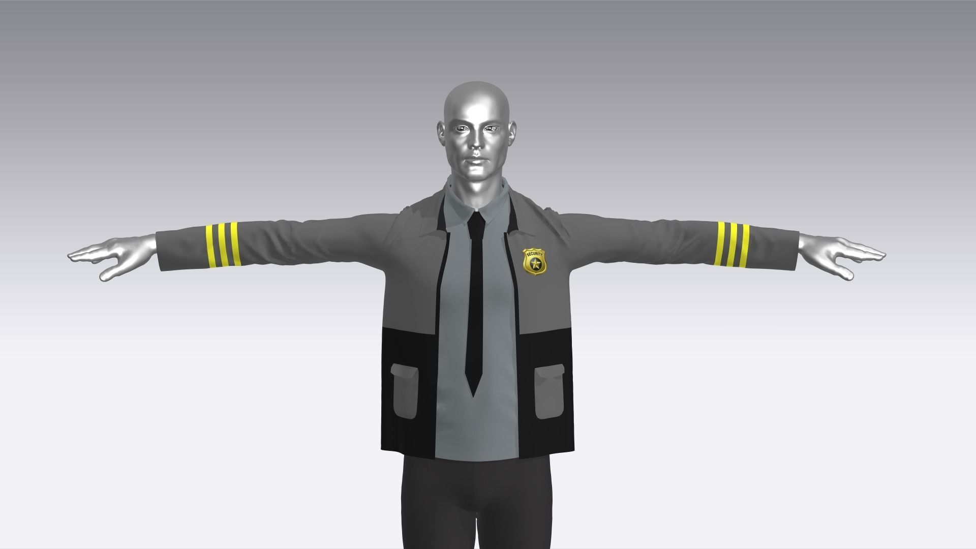 3D model Guard Uniform VR / AR / low-poly | CGTrader