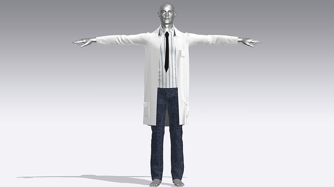3D model Scientist Cloth VR / AR / low-poly | CGTrader