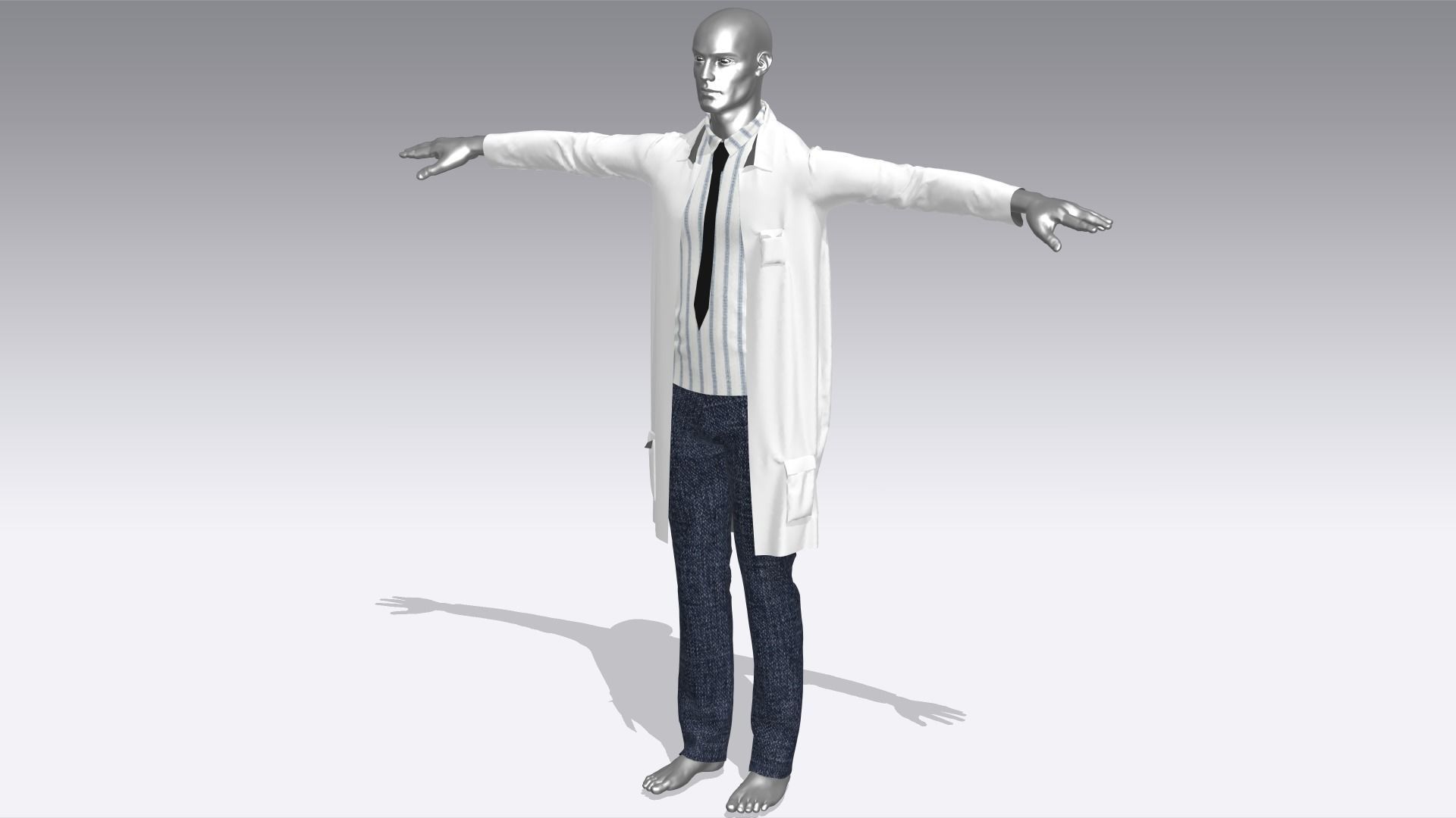 3D model Scientist Cloth VR / AR / low-poly | CGTrader