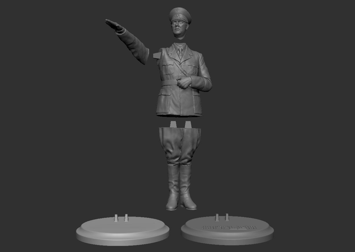 Adolf Hitler 3D model 3D printable | CGTrader