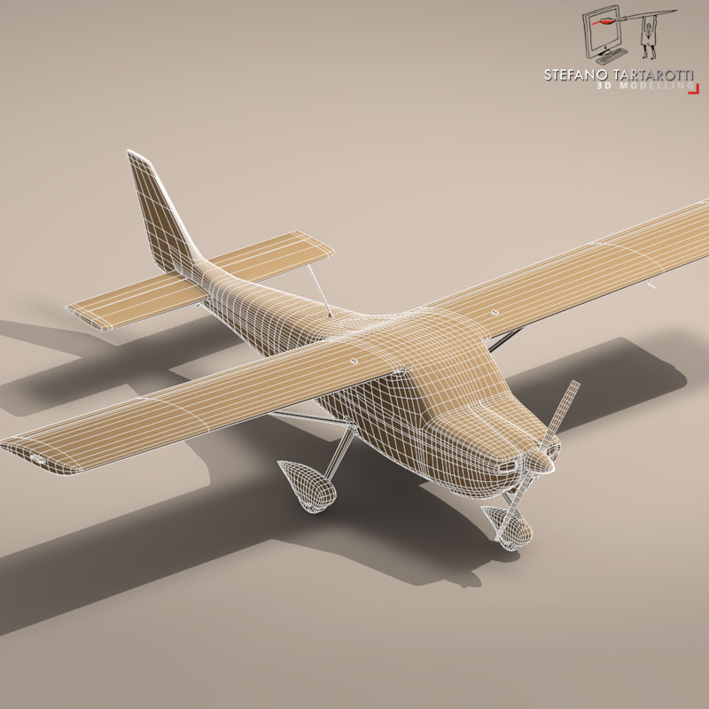 C162 Skycatcher 3D Model OBJ 3DS FBX C4D DXF DAE - CGTrader.com