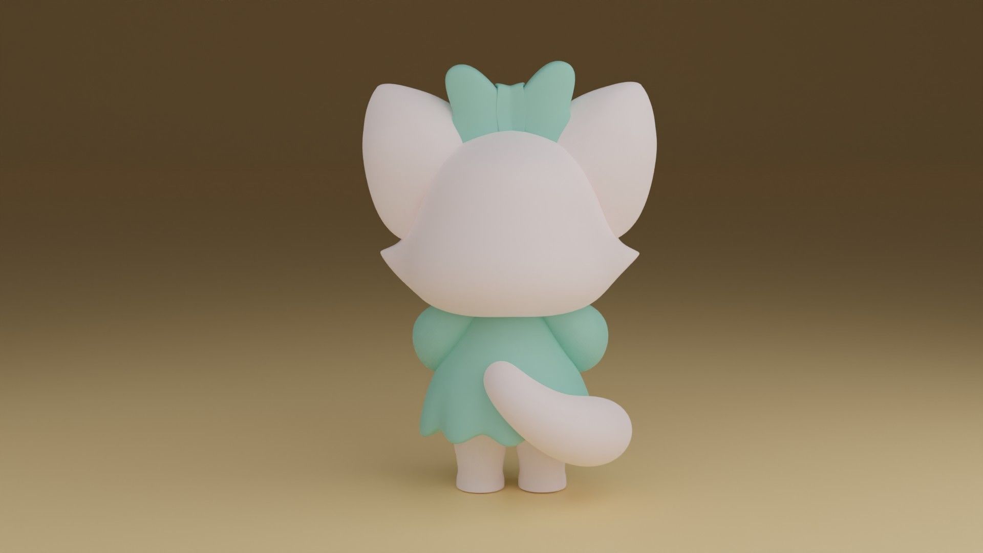cute cat stl 3d print format 3D model 3D printable | CGTrader