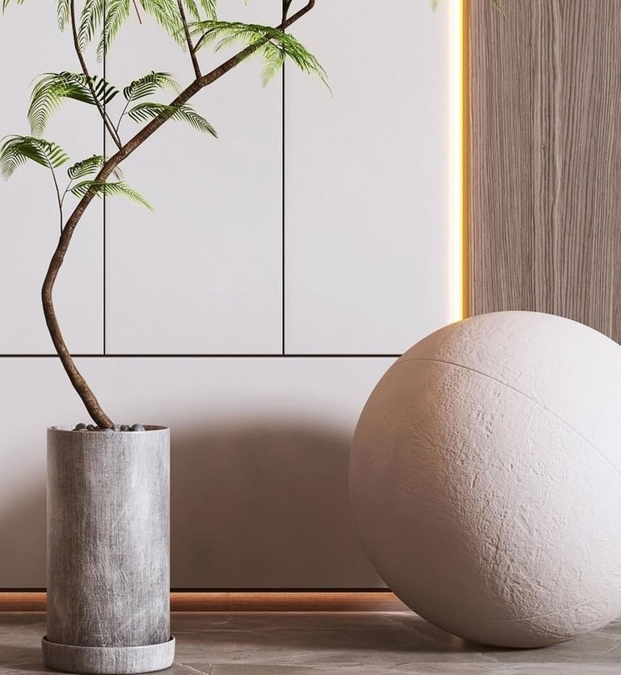 decoration flowers monomer Modern Potting 3D model | CGTrader