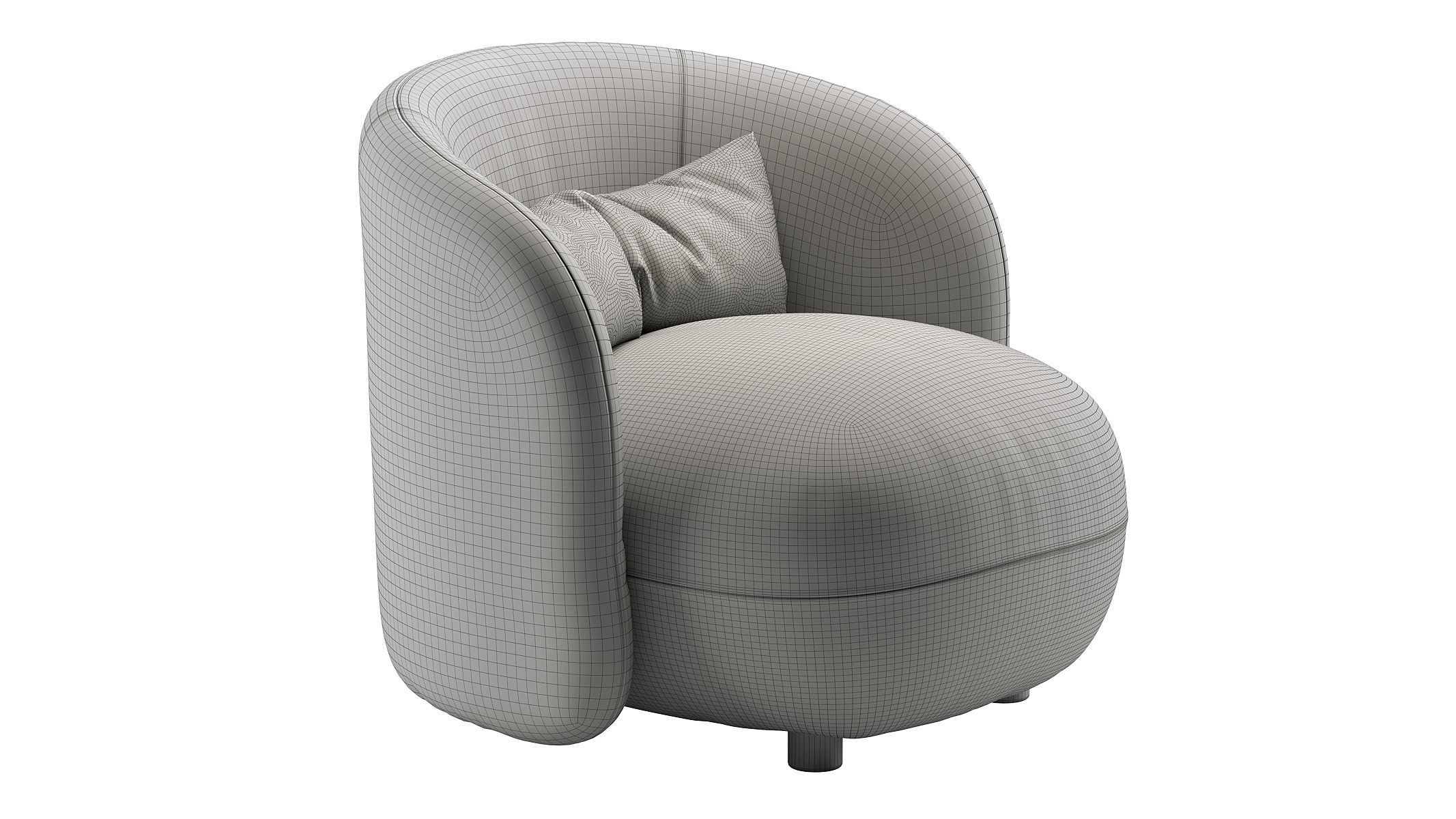 HOPKINS Occasional Chair 3D model | CGTrader