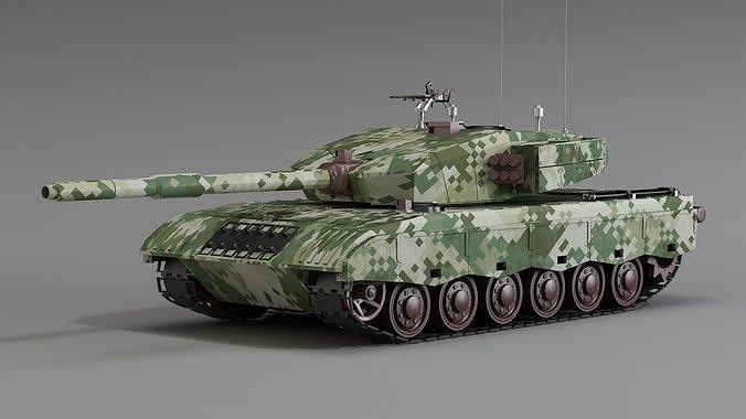 96A main battle Tank 96A tank ZTZ96A main battle tank 3D model | CGTrader