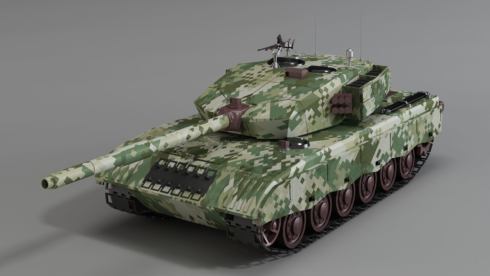 96A main battle Tank 96A tank ZTZ96A main battle tank 3D model | CGTrader