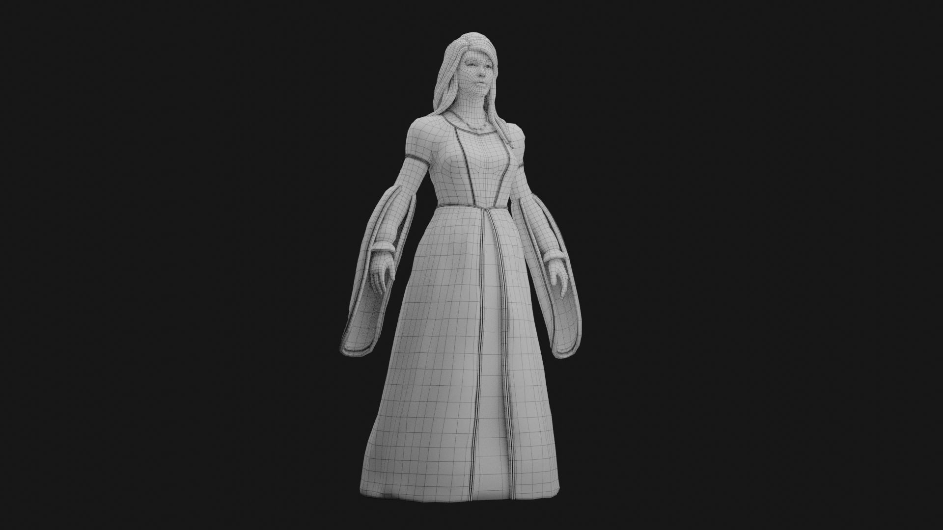 Female Fashion Clothes FFC3 3D model 3D printable | CGTrader