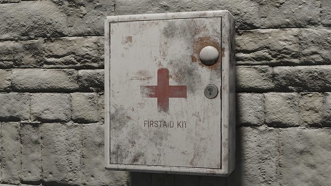 first aid box or medical kit 3D model | CGTrader