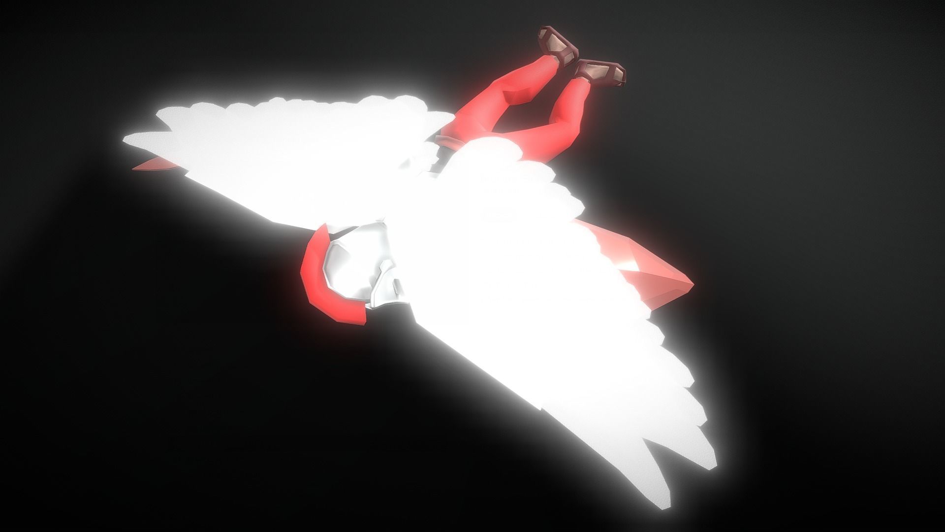 3D model Animated Low Poly Angel Knight VR / AR / low-poly | CGTrader