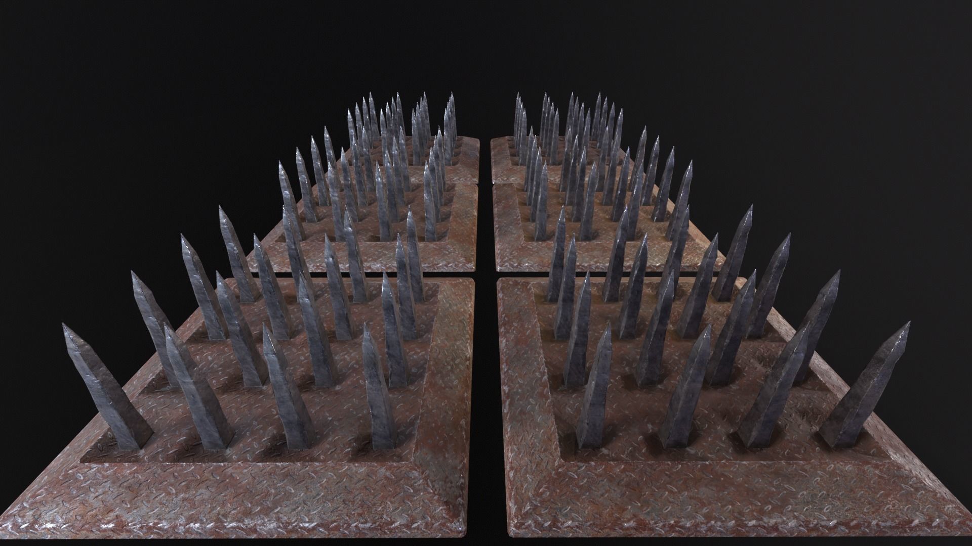 3D model Medieval Spikes Trap VR / AR / low-poly | CGTrader