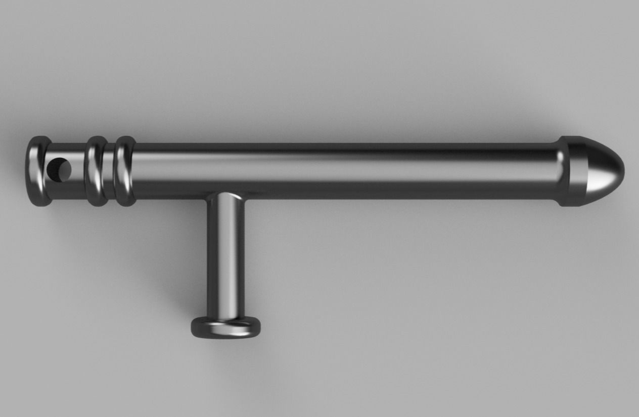 baby tonfa 3D model 3D printable | CGTrader