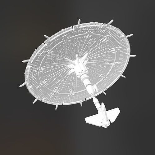 Shield Ship 3D model 3D printable | CGTrader