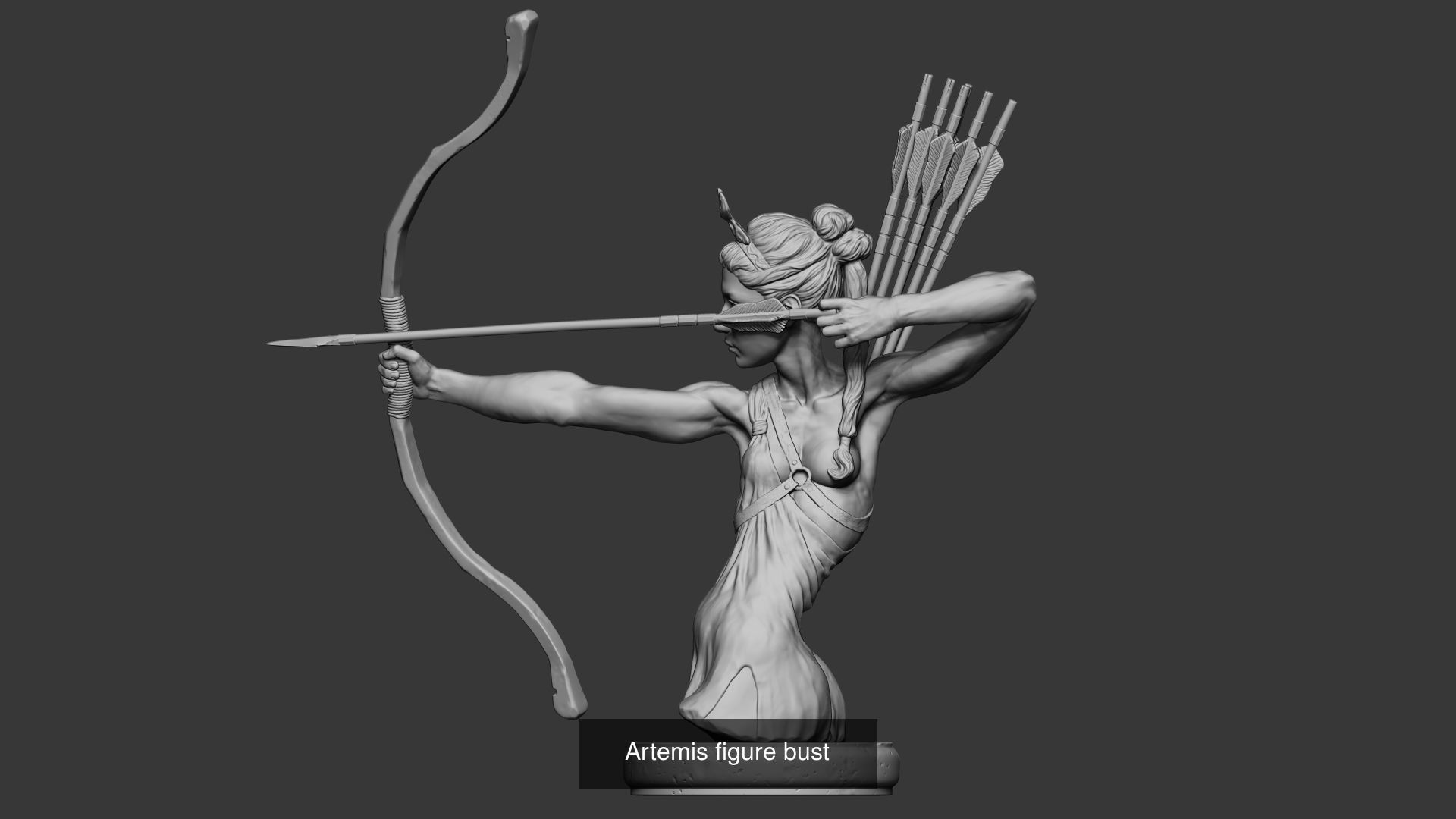 Artemis Bust and Figure 3D Model Collection 3D printable | CGTrader