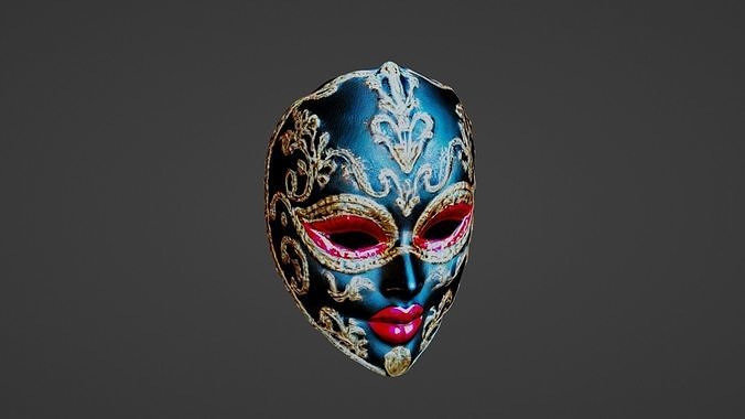 3D model Cosplay Mask VR / AR / low-poly | CGTrader