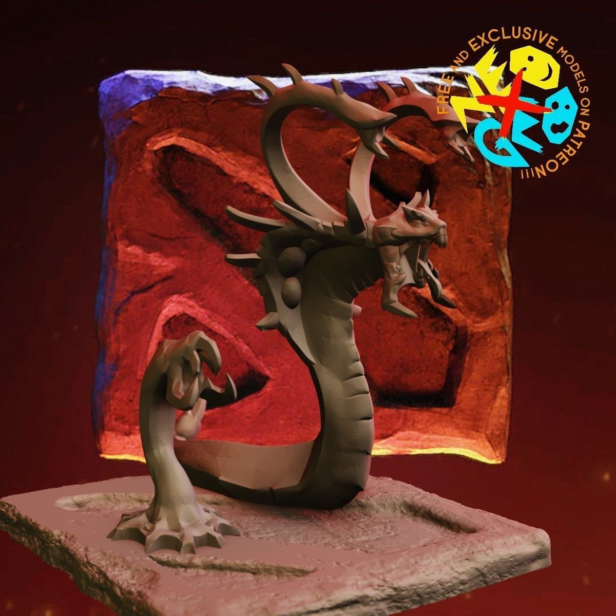 VENOMANCER - DOTA 2 free 3D model 3D printable | CGTrader