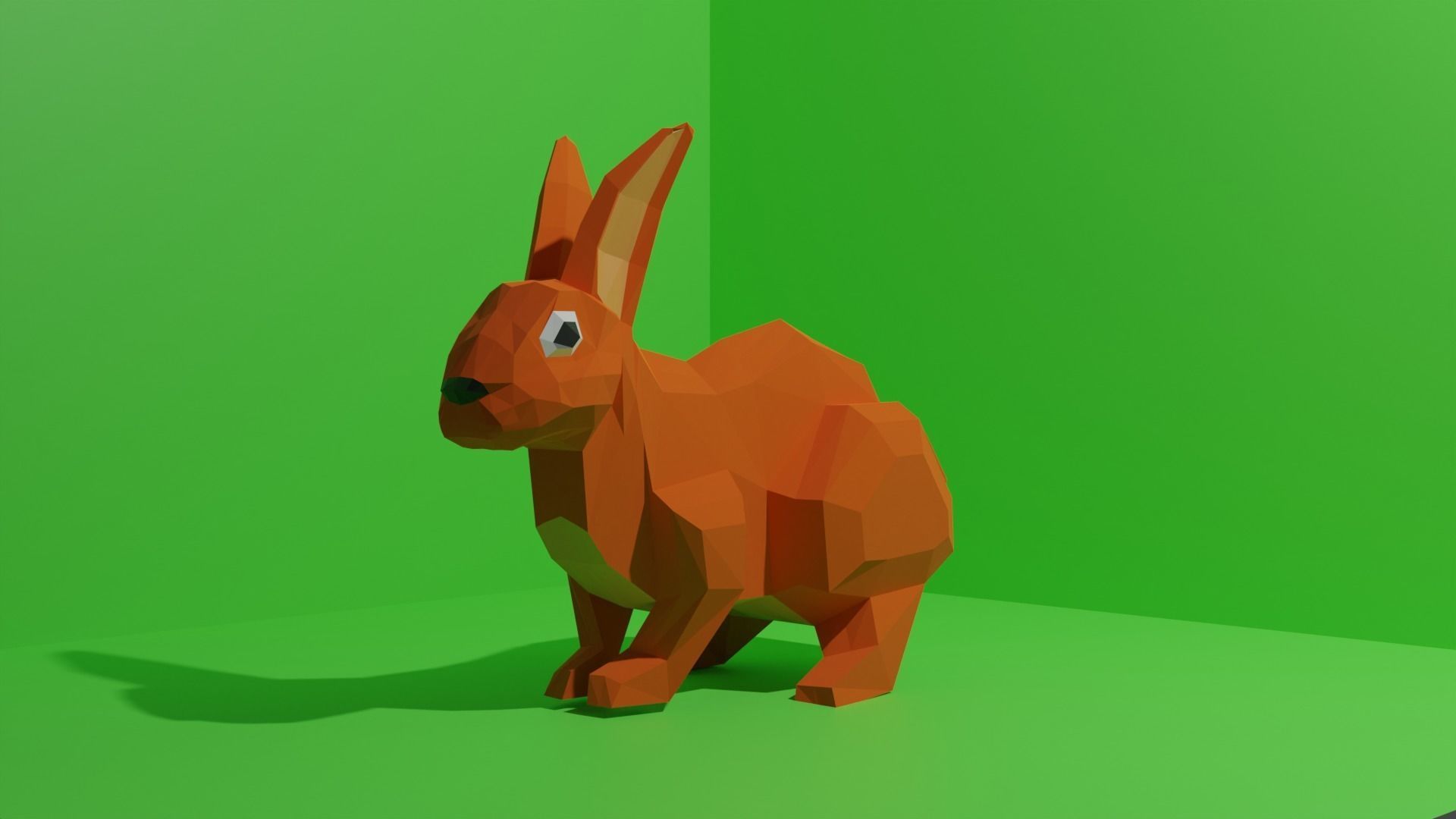 3D model Rabbit Low-poly 3D model VR / AR / low-poly | CGTrader