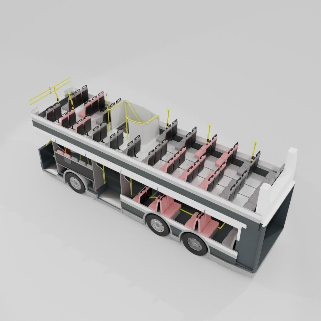 Dennis Dragon Bus 3D model | CGTrader