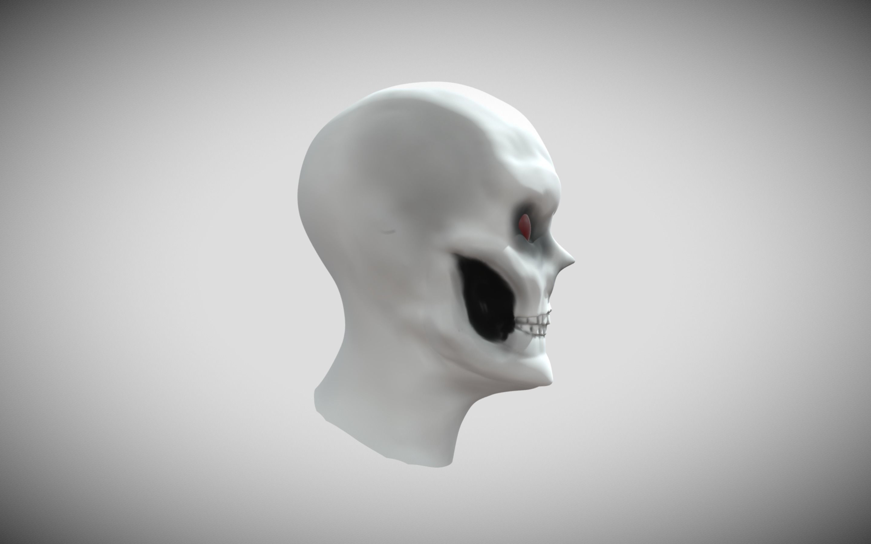 Skull Mask - UV Unwrapped - Texture 3D model | CGTrader