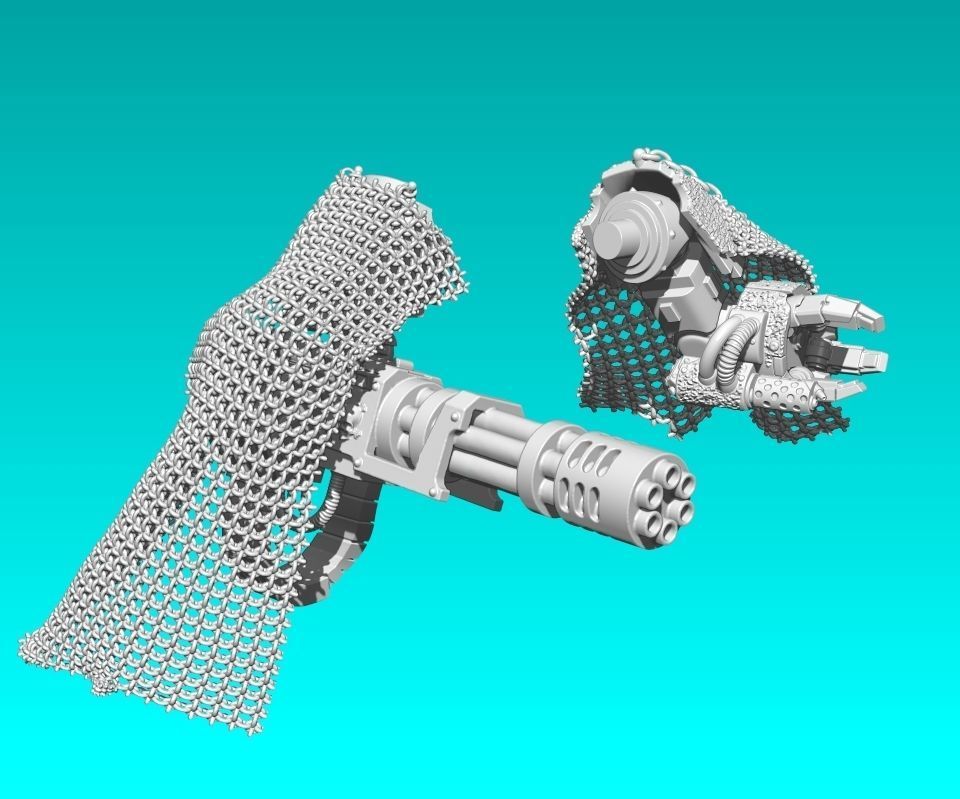 Wargaming dreadnought WRAPPED IN CHAIN MAIL 3D model 3D printable ...