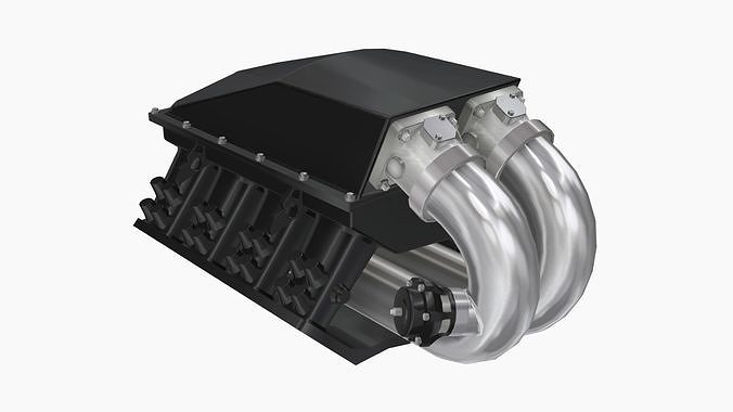 3D model Godzilla custom intake manifold VR / AR / low-poly | CGTrader