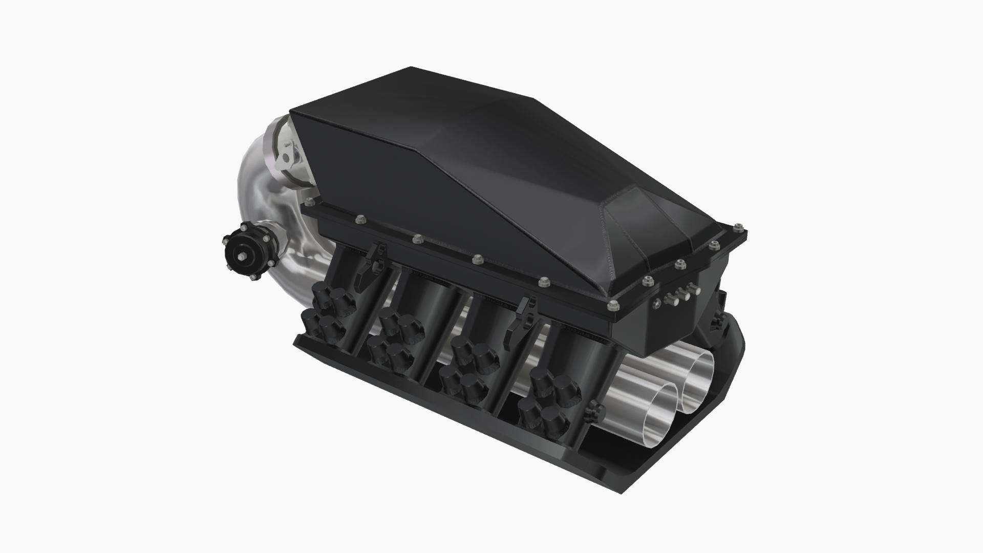 3D model Godzilla custom intake manifold VR / AR / low-poly | CGTrader