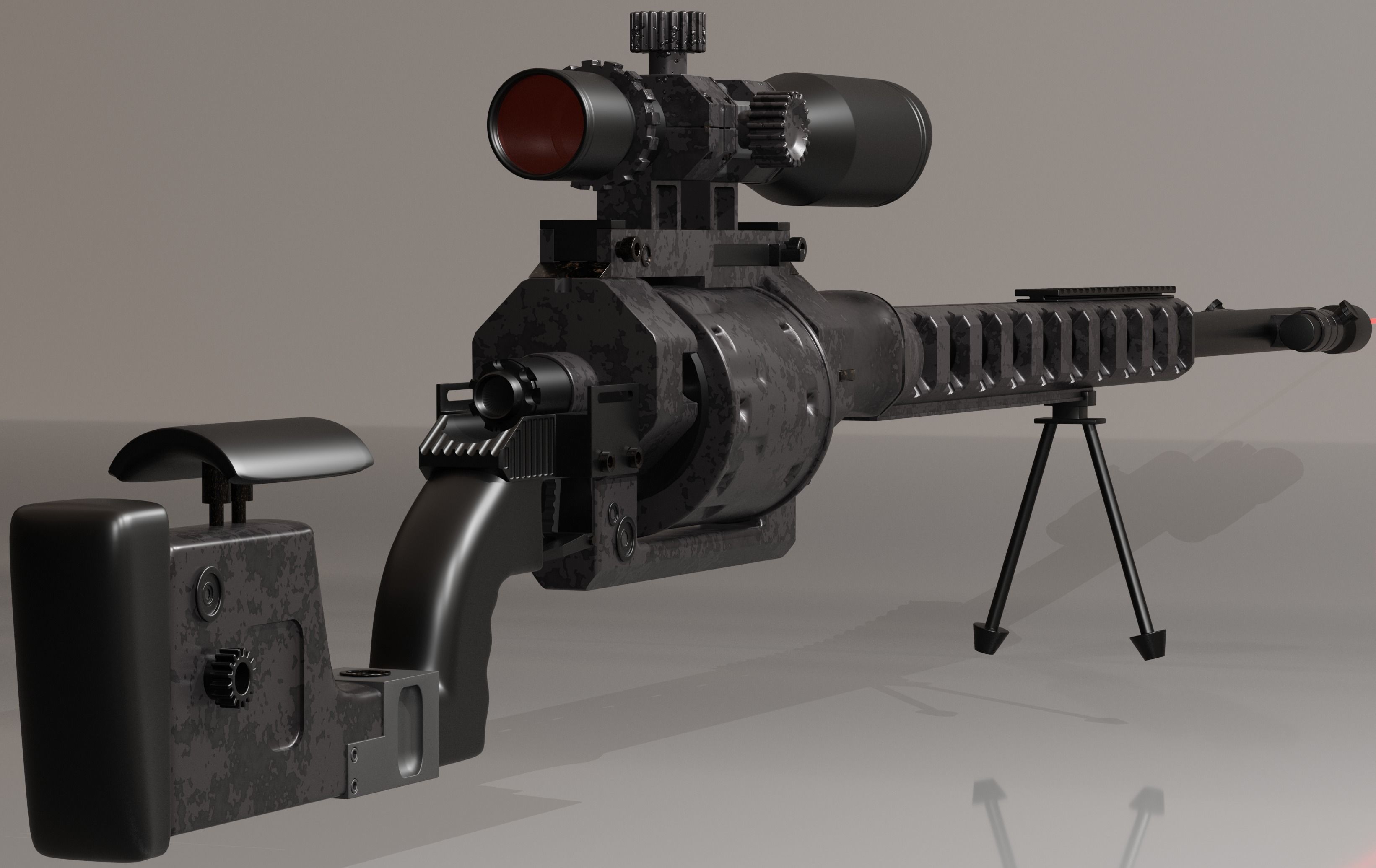 sniper free 3D model | CGTrader