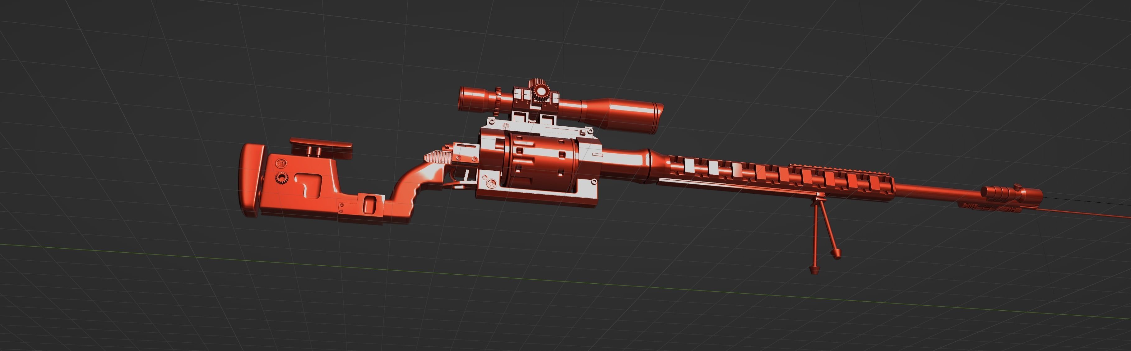 sniper free 3D model | CGTrader