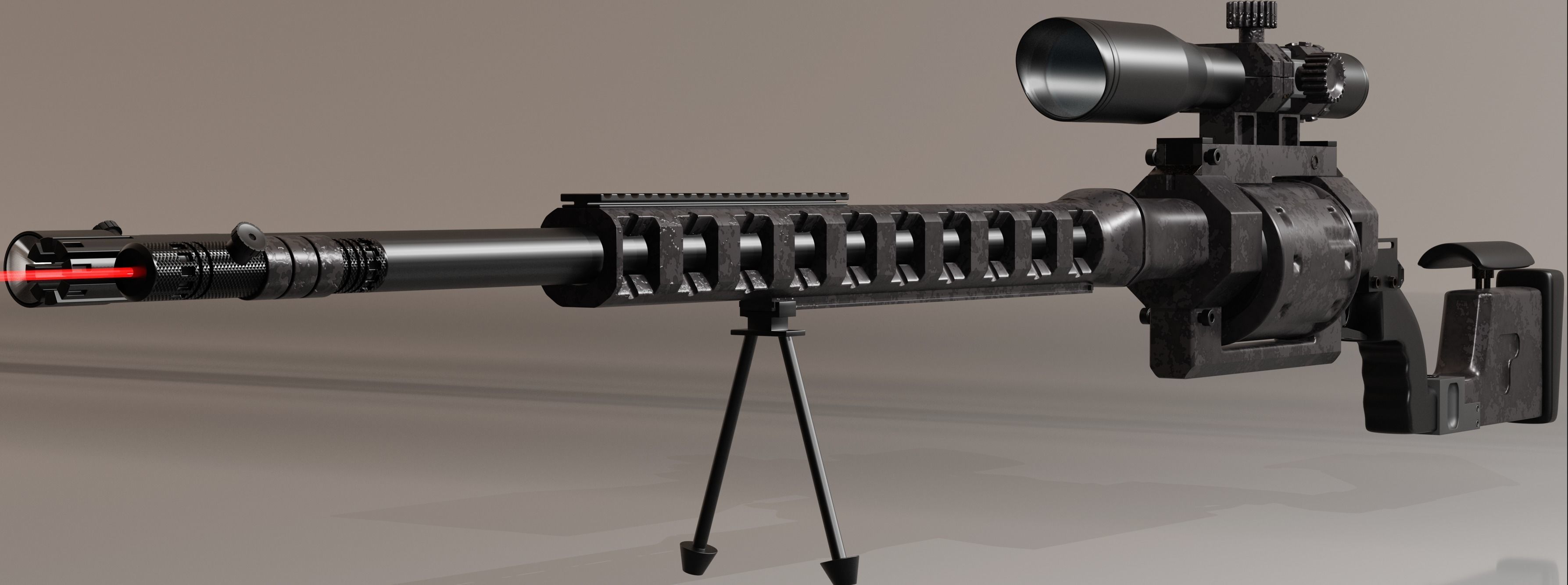 sniper free 3D model | CGTrader