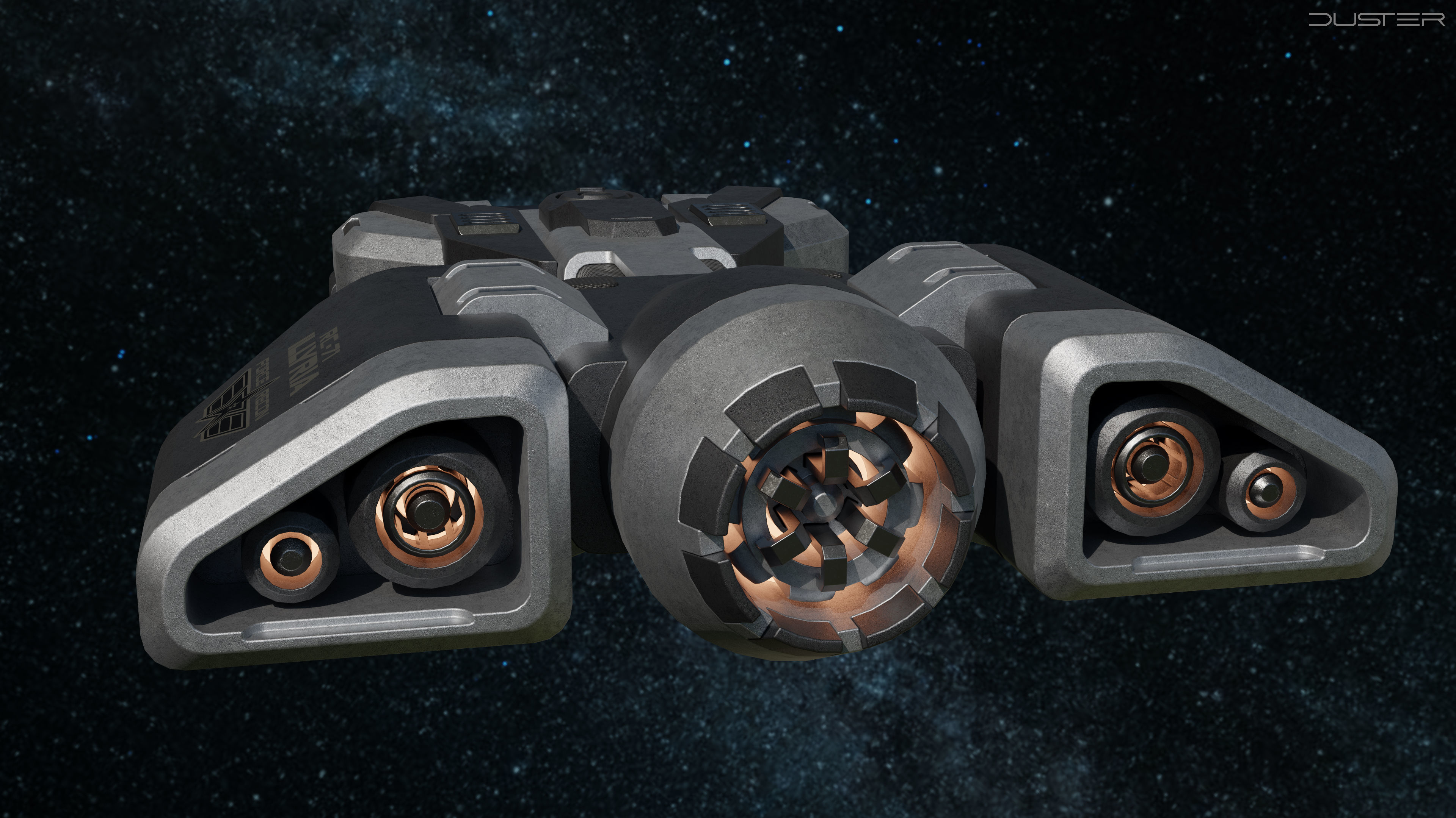 3D model Sci-Fi Scout Spaceship VR / AR / low-poly | CGTrader