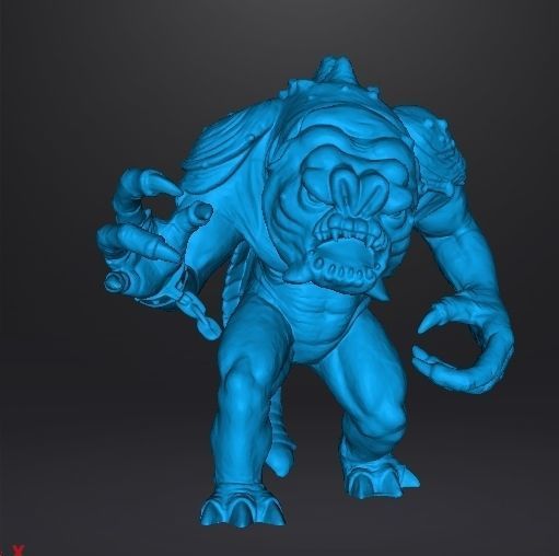RANCOR MINIATURE MODELS SET FOR SCIFI OR FANTASY GAMES LEGION 3D model ...