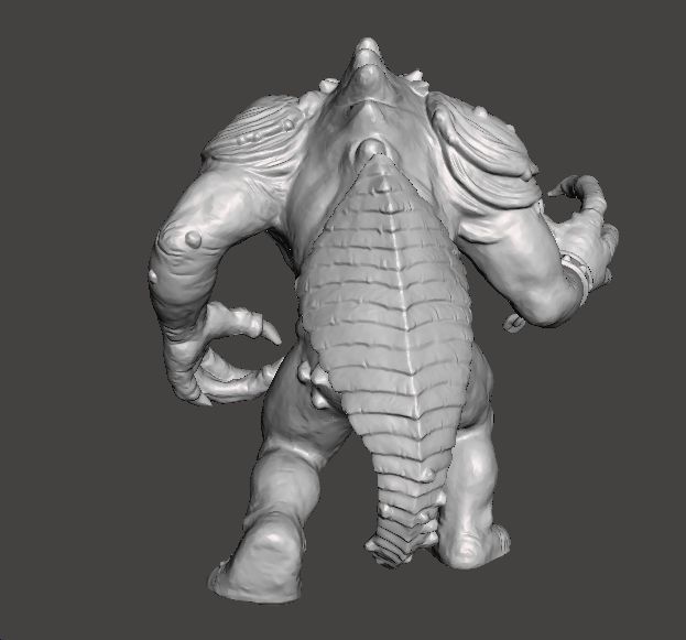 RANCOR MINIATURE MODELS SET FOR SCIFI OR FANTASY GAMES LEGION 3D model ...