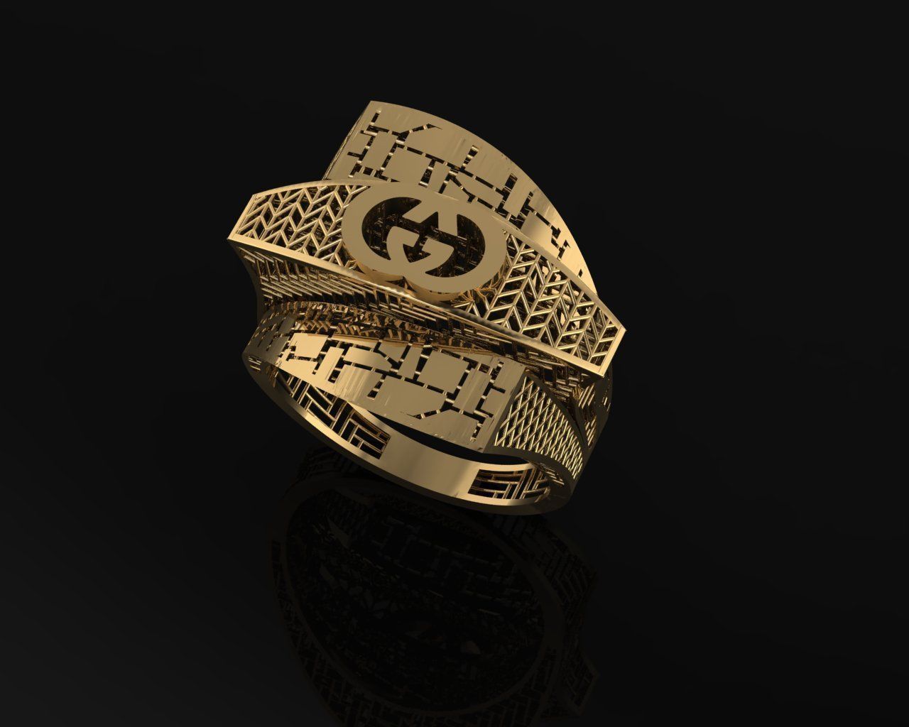 toturial ring 3D model 3D printable | CGTrader