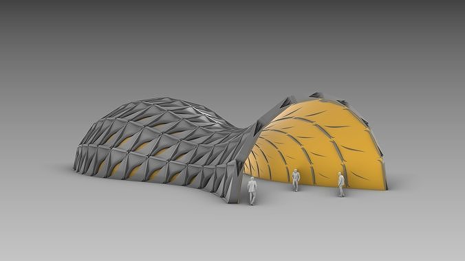 Parametric pavilion 3d model 3D model | CGTrader
