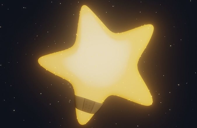3D model Star with Plaster VR / AR / low-poly | CGTrader