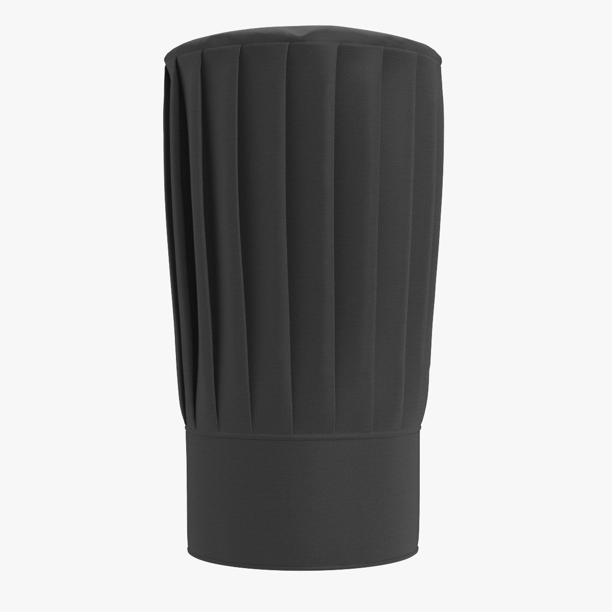 Black Tall Chef Hat 3D model | CGTrader