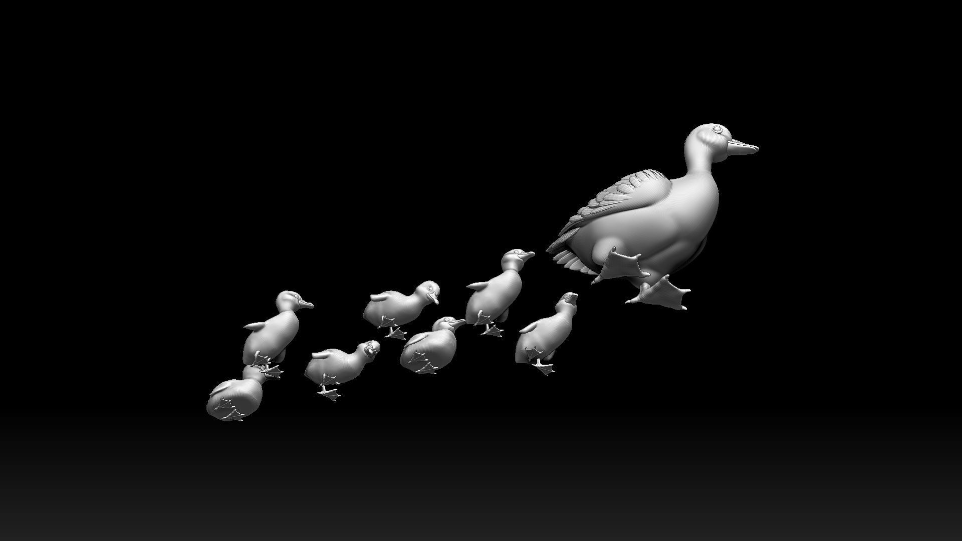 duckling duck 3D model | CGTrader