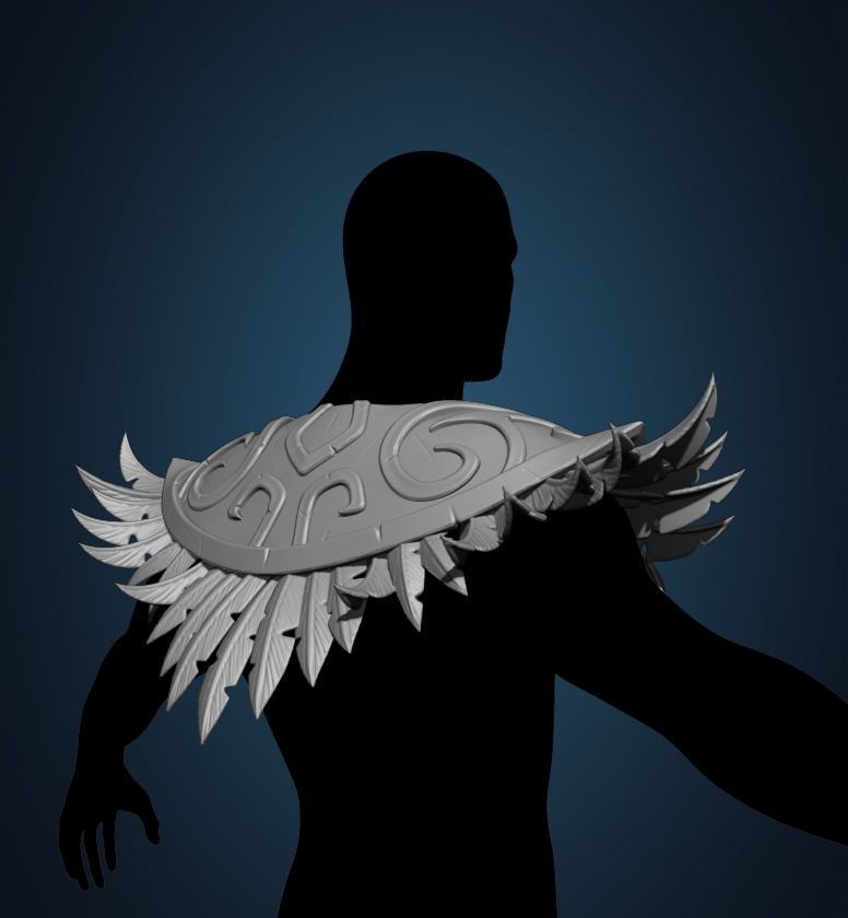 shoulder protector 3D model | CGTrader