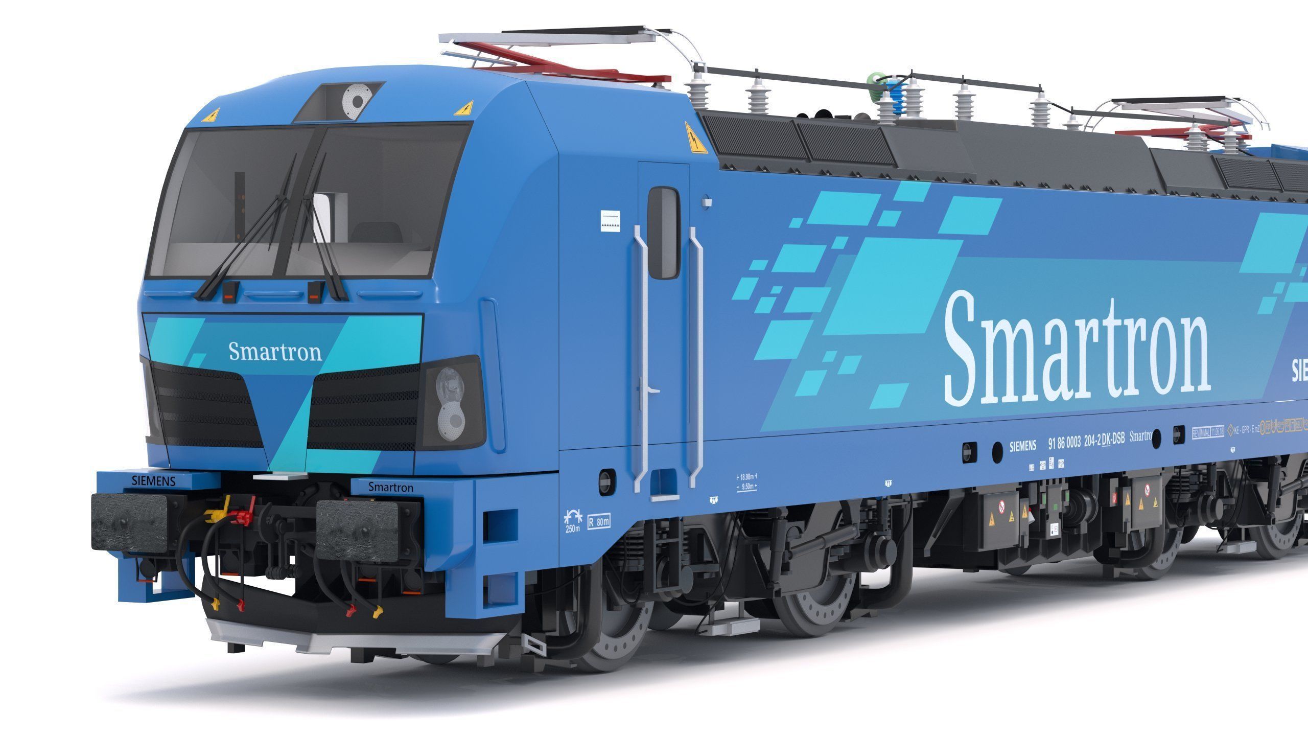 Siemens Smartron Electric Locomotive 3D model | CGTrader