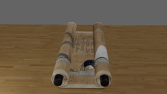 Ancient Scroll Animation 3D model | CGTrader