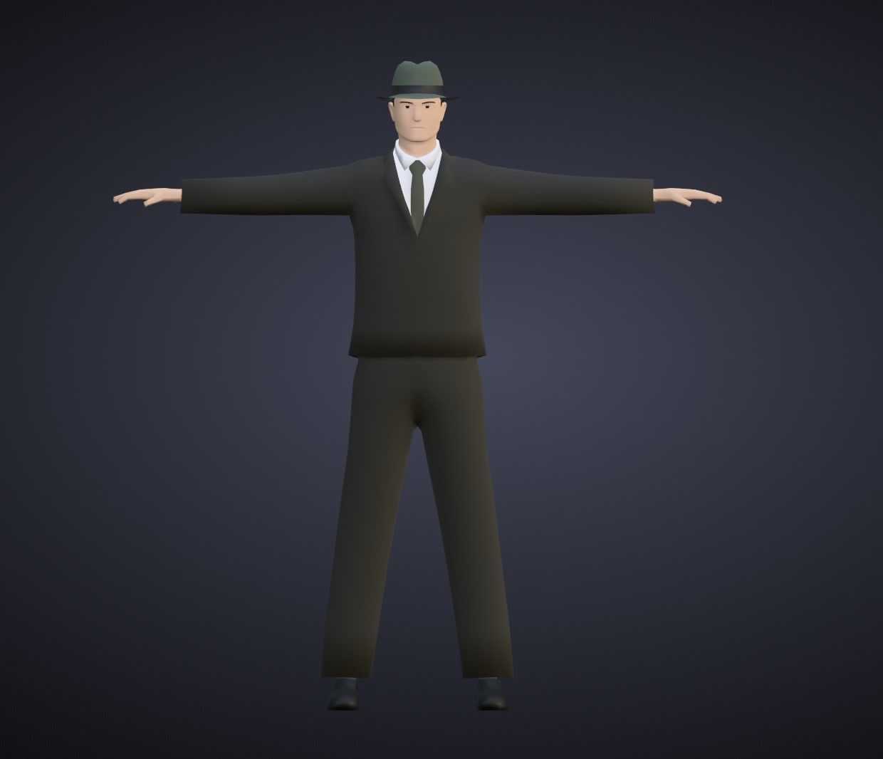 3D model Stylized Detective Optimised Version VR / AR / low-poly | CGTrader