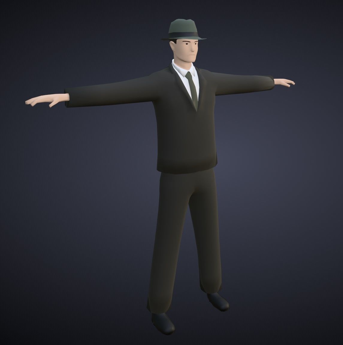 3D model Stylized Detective Optimised Version VR / AR / low-poly | CGTrader