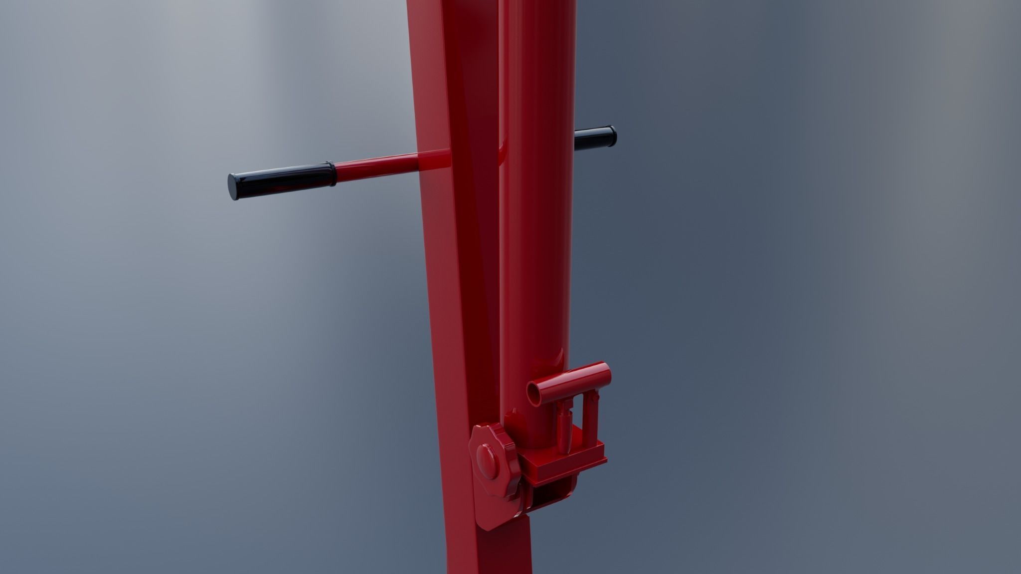 Folding workshop crane Clarke model 3D model | CGTrader
