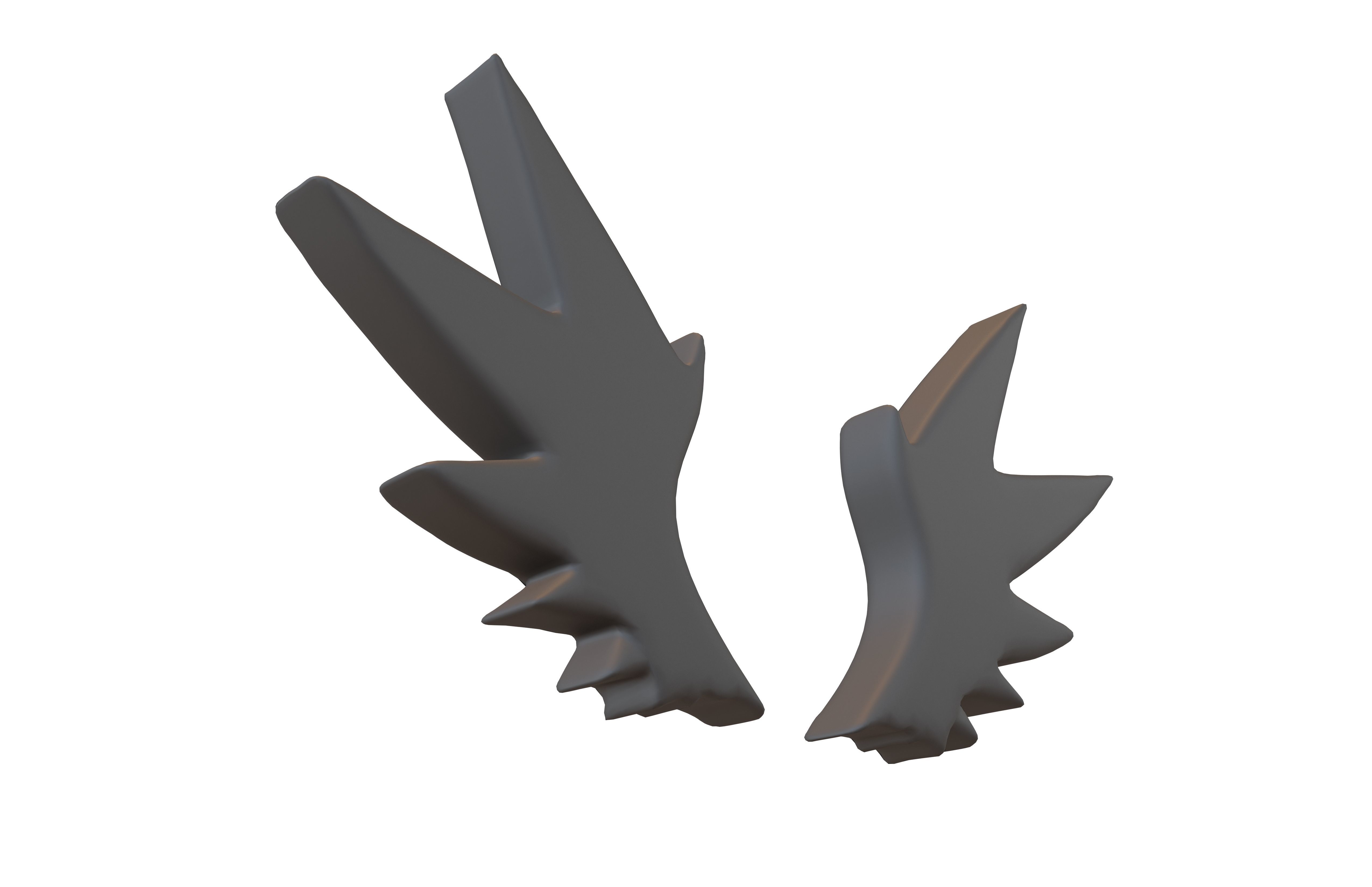 3D model Wing Symbol v8 001 VR / AR / low-poly | CGTrader