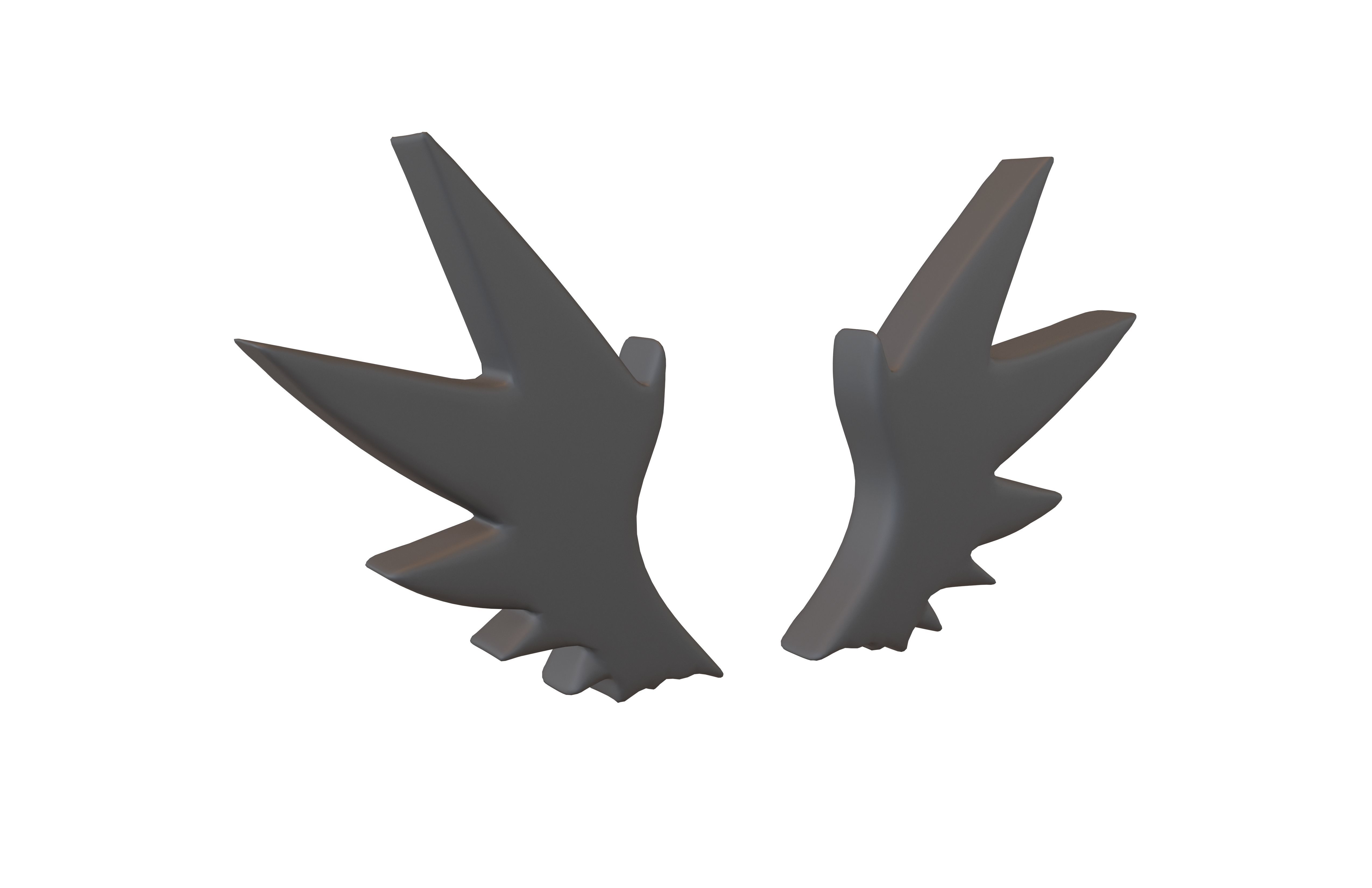 3D model Wing Symbol v8 001 VR / AR / low-poly | CGTrader