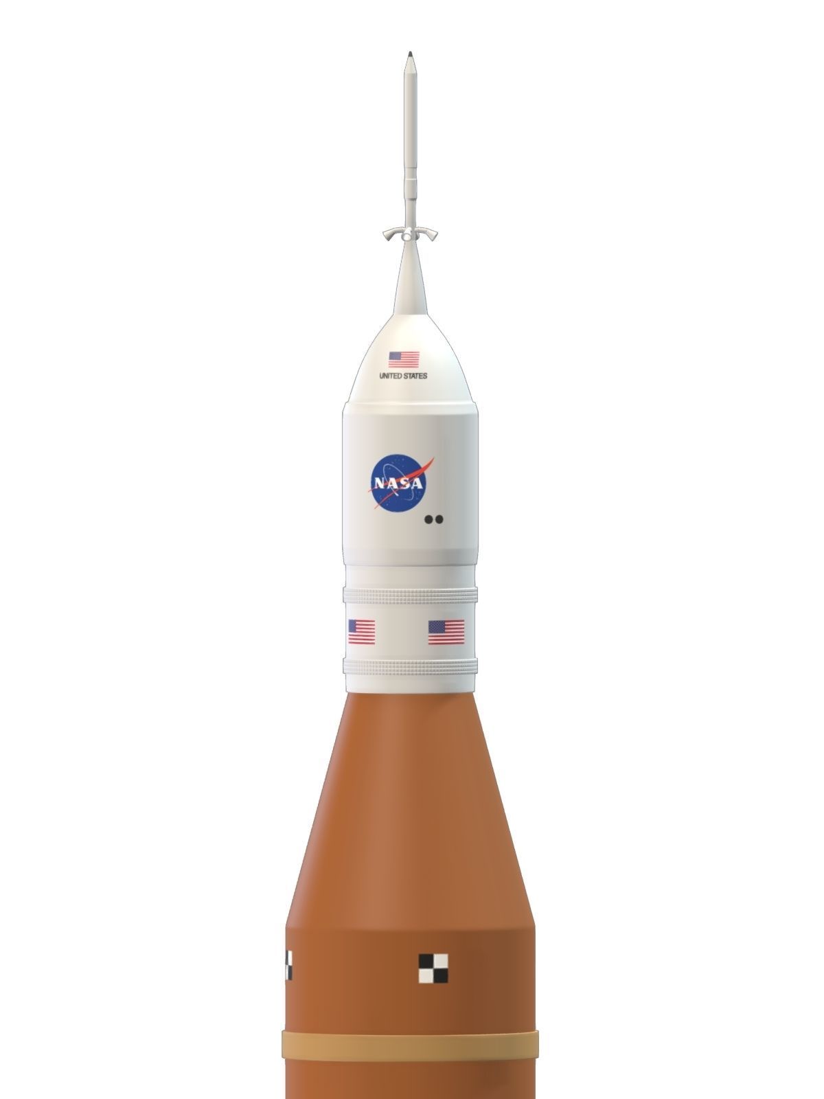 SLS Block 1 Rocket 3D model | CGTrader