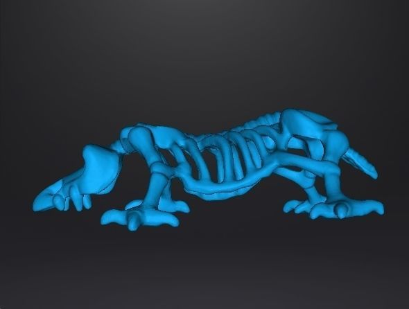 MIGHTYMAX SKELETON MONSTER 1992 PVC FIGURE MINIATURE TOY 3D model 3D ...