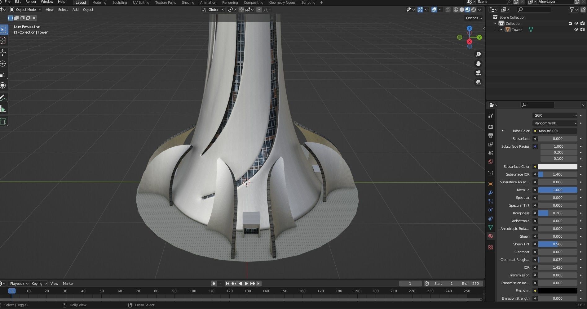 3D model Skyscraper Building VR / AR / low-poly | CGTrader