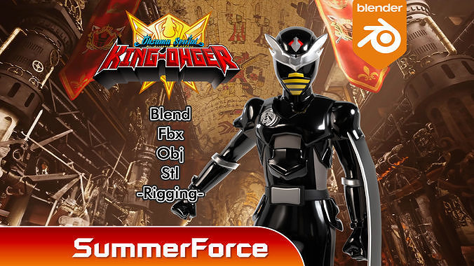 Hachi Ohger - King Ohger 3D model rigged | CGTrader