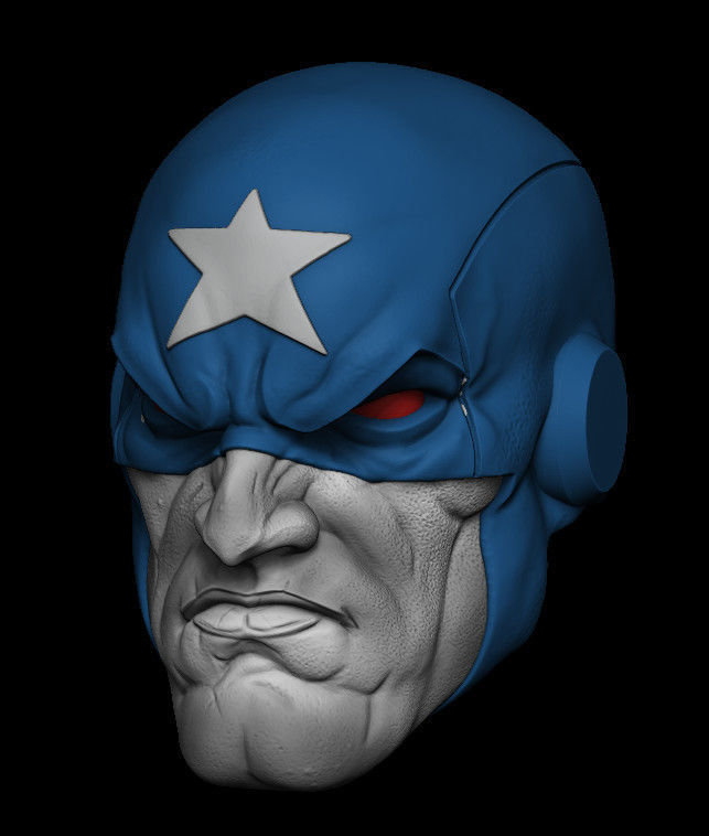 CAPTAIN PUNISHER AND SHIELD 3D model | CGTrader