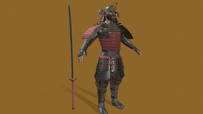 3D model Samurai VR / AR / low-poly | CGTrader